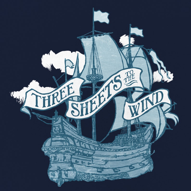 Three Sheets to the Wind T-shirt - Etsy