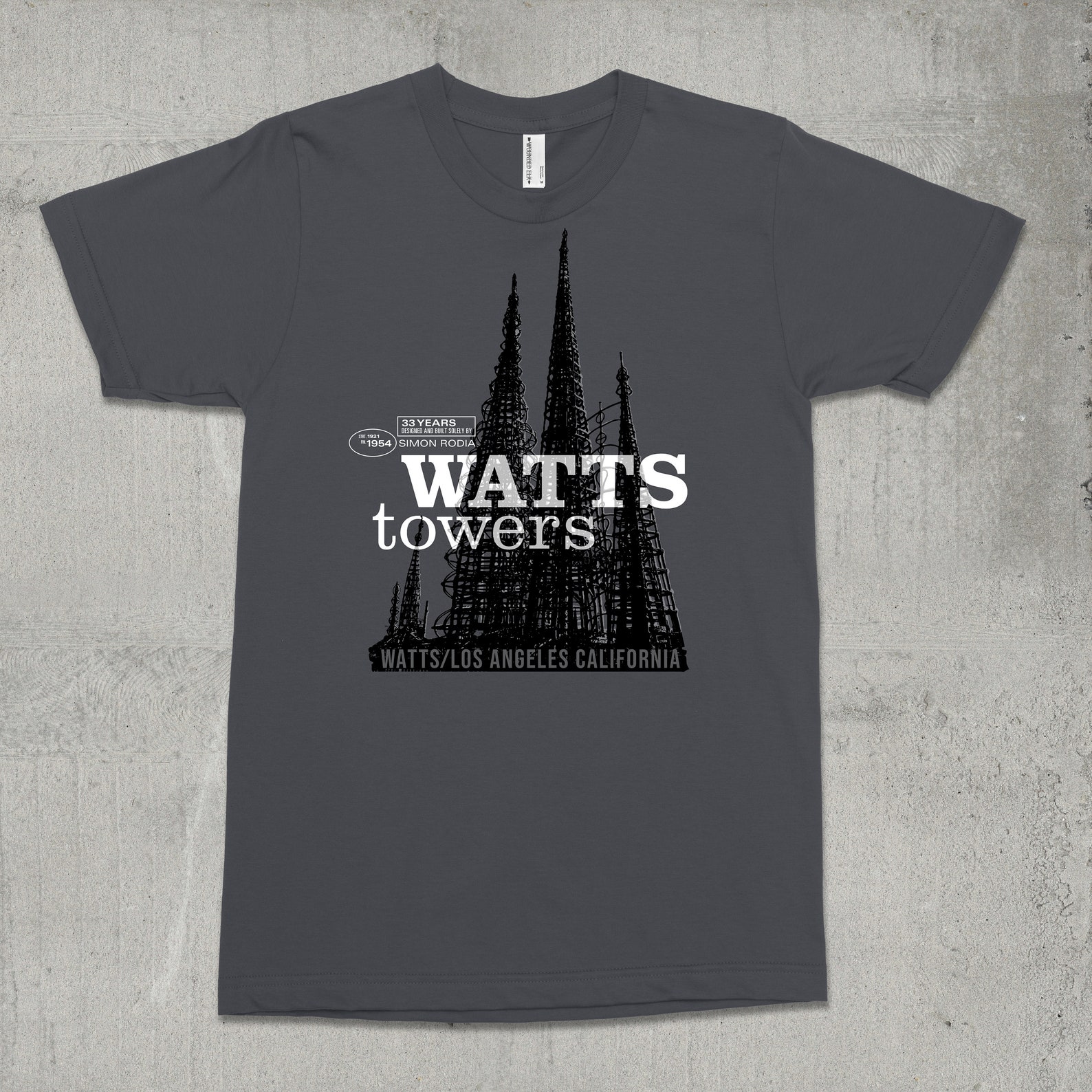 Watts Towers T-shirt - Etsy