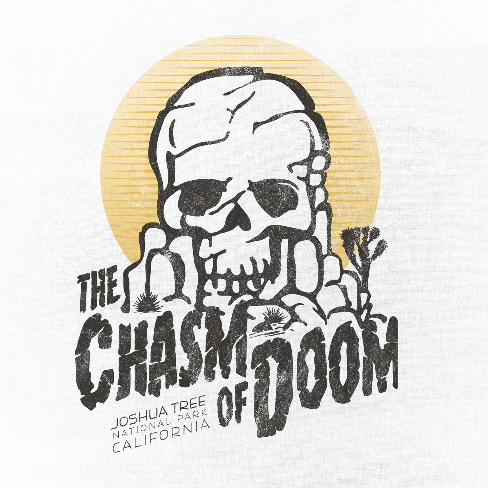 Chasm of Doom T-shirt Joshua Tree - Etsy