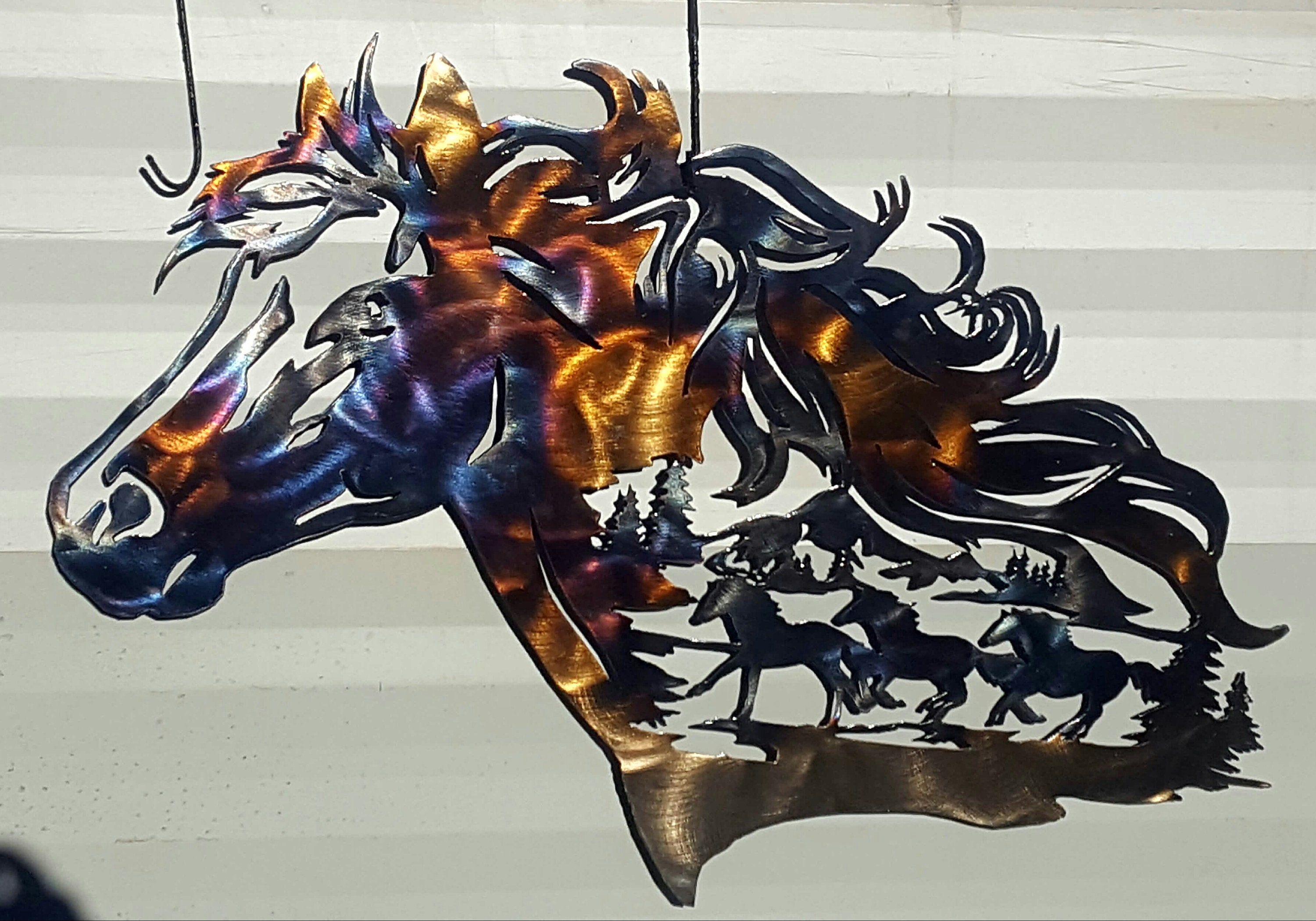 Horse in Horse Dxf and Svg File - Etsy