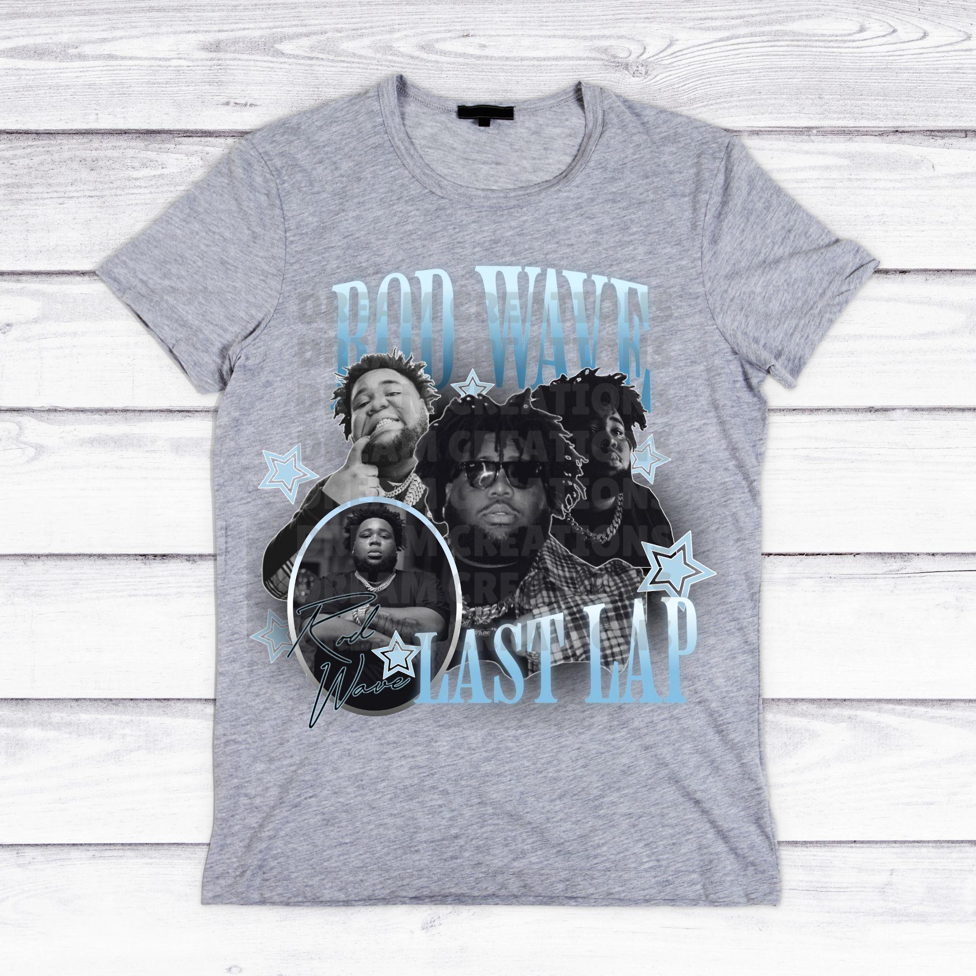 Rod Wave PNG, Light Blue Rod, Last Lap Tour, Rod Wave Shirt Design ...