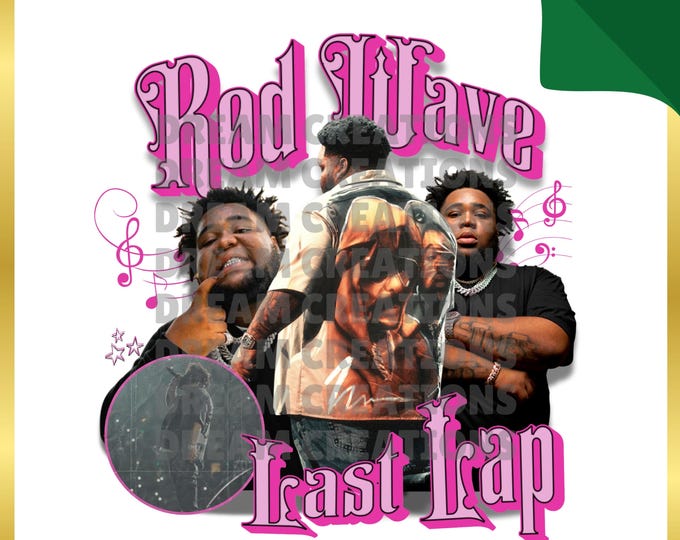Rod Wave PNG, Last Lap Tour, Pink Rod Wave, Rod Wave Shirt Design, Last ...