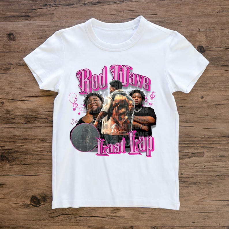 Rod Wave PNG, Last Lap Tour, Pink Rod Wave, Rod Wave Shirt Design, Last ...