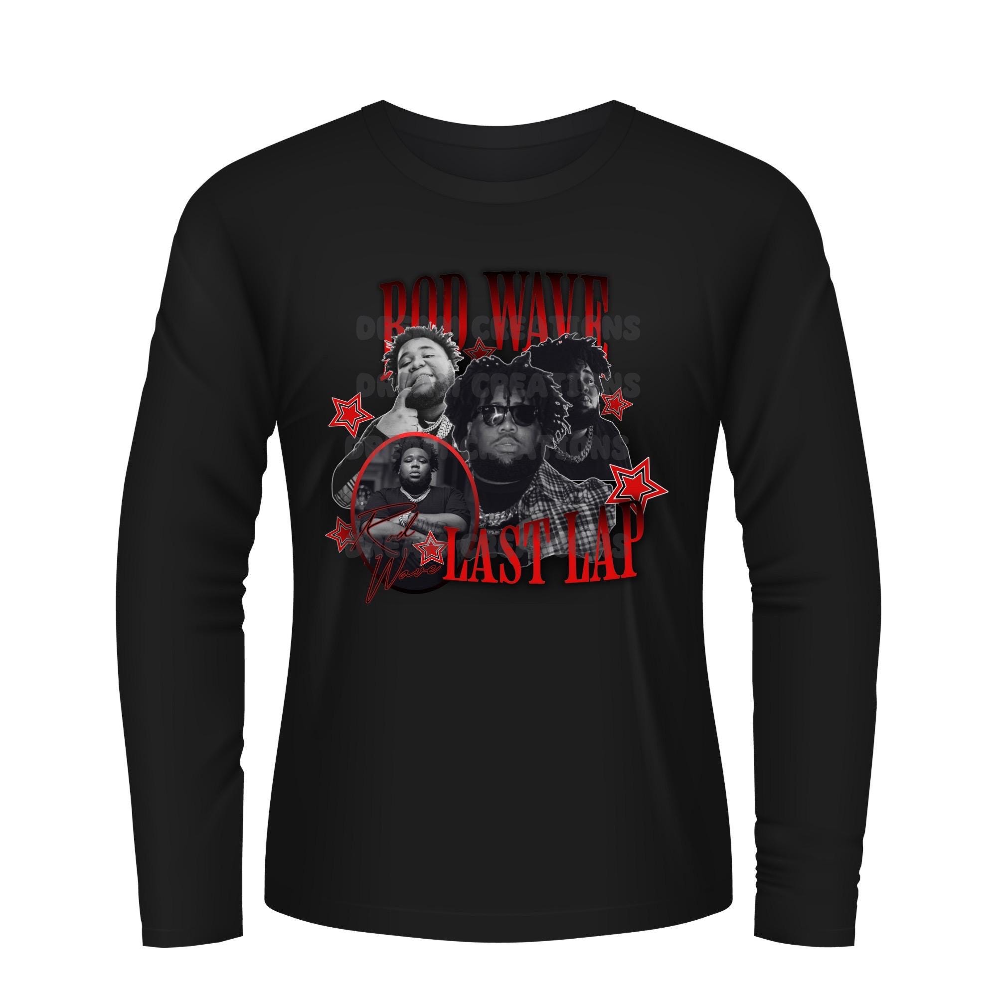 Rod Wave PNG, Red Rod Wave, Last Lap Tour, Rod Wave Shirt Design, Last ...