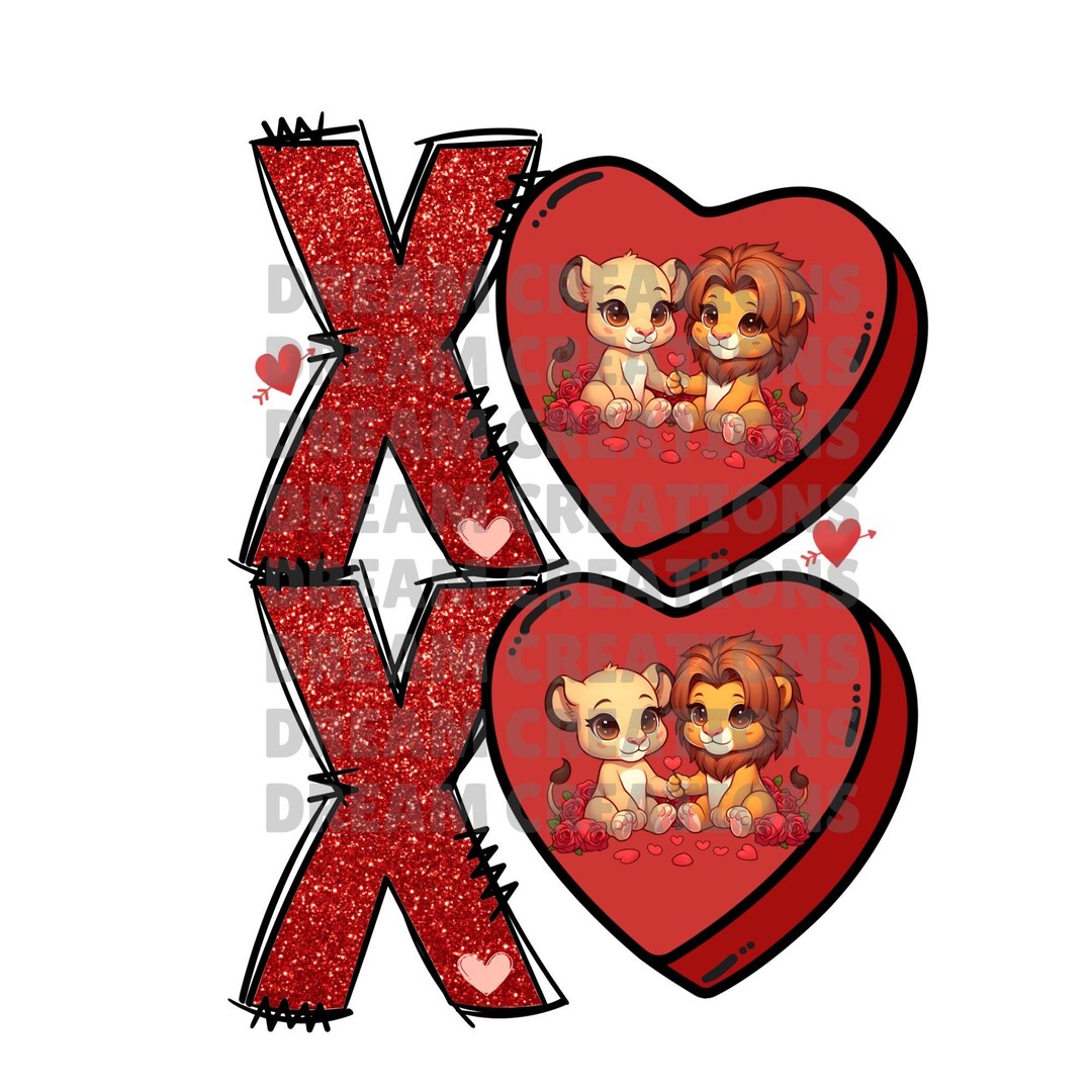 Lion King Png, Valentine Png, Lion King Valentine Png, Love Png, Cute ...