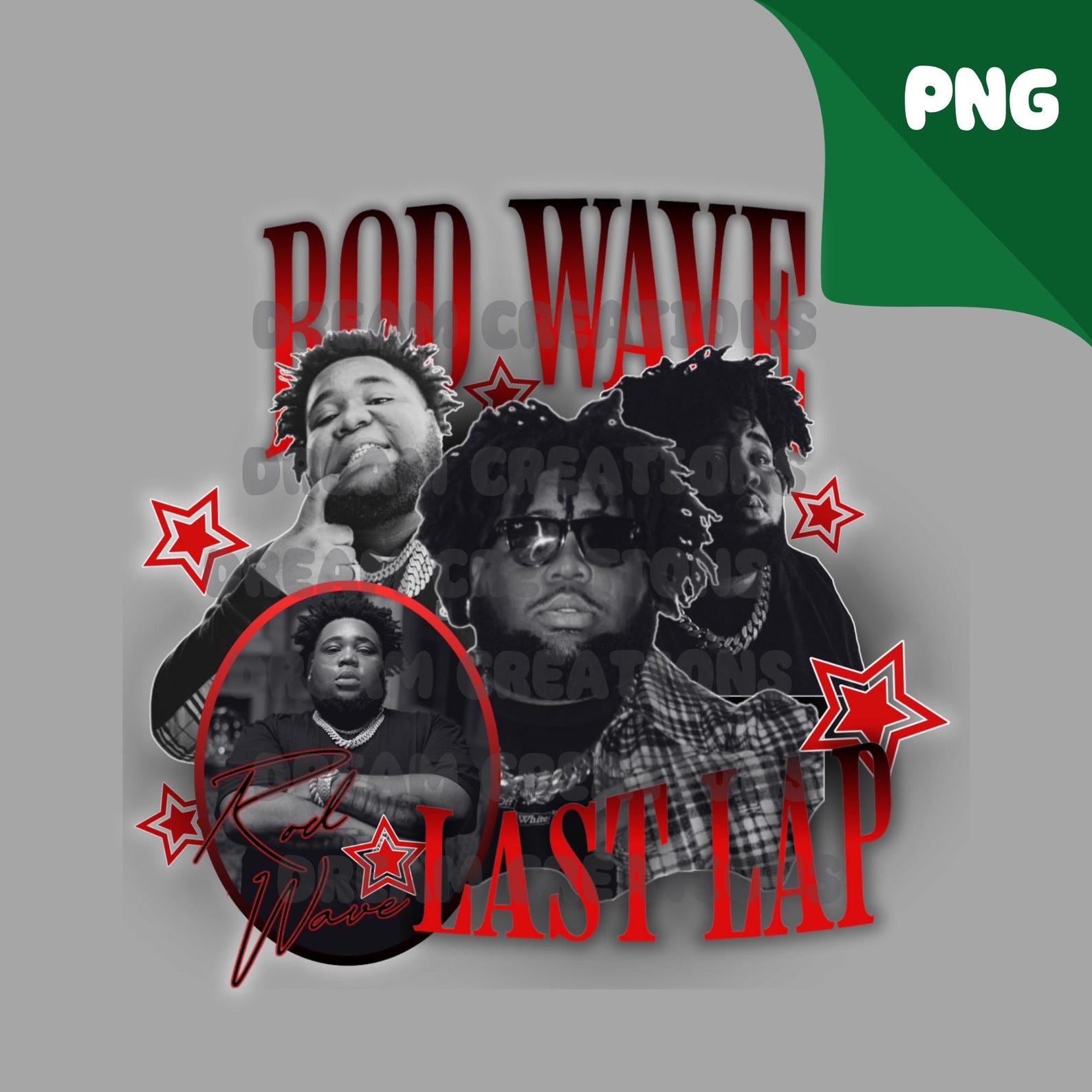 Rod Wave PNG, Red Rod Wave, Last Lap Tour, Rod Wave Shirt Design, Last ...