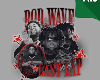 Rod Wave PNG, Last Lap Tour, Rod Wave Shirt Design, Last Lap Tour Rod ...