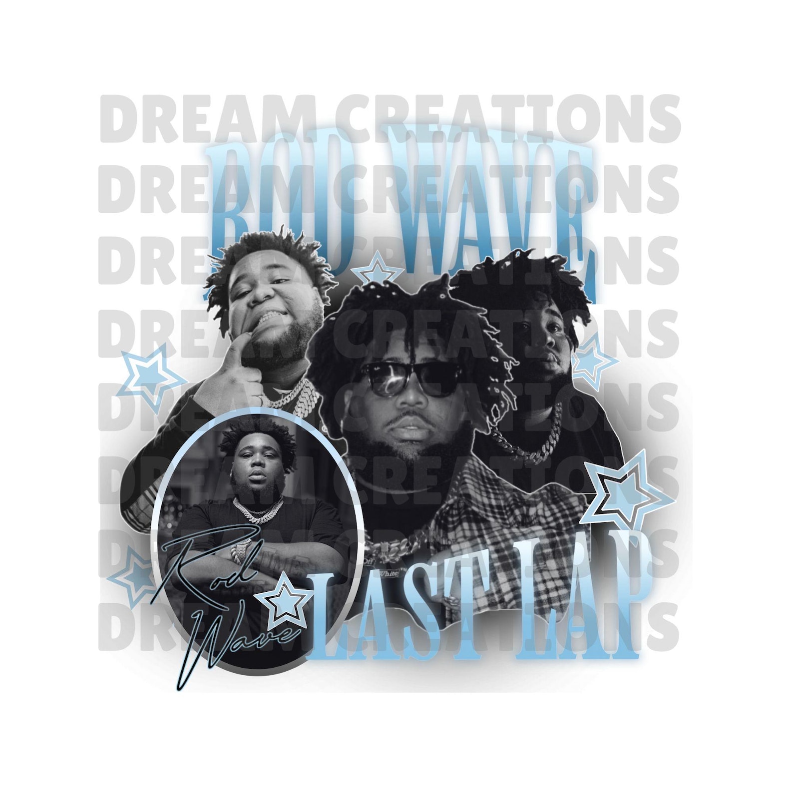 Rod Wave PNG, Light Blue Rod, Last Lap Tour, Rod Wave Shirt Design ...