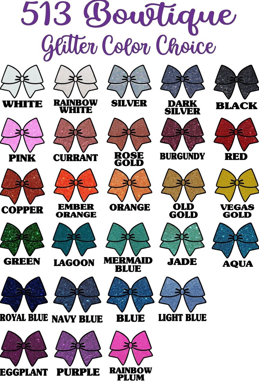 Mini Cheer Bow Keychains Tri-Color | Etsy