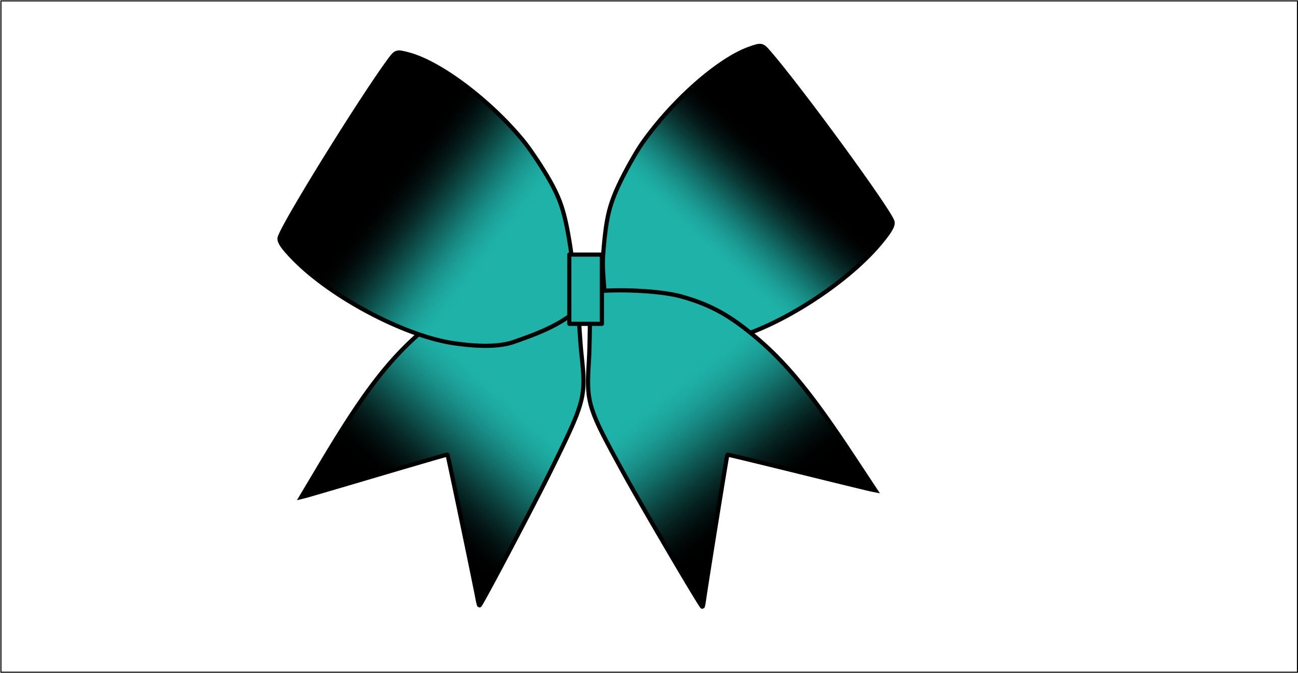 Pink and White Ombre Cheer Bow - Etsy