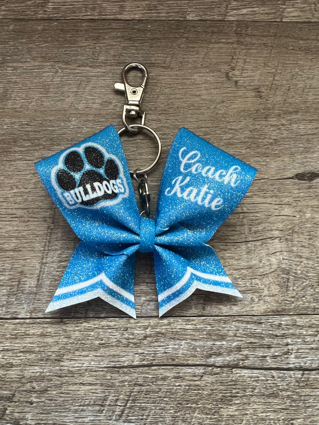 Team Cheerbow Keychains Mini Bow Keychain to Match Your Team Bow - Etsy