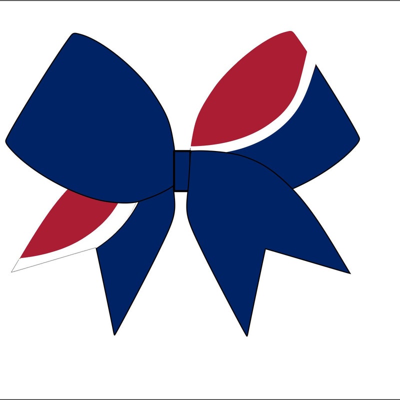 Red Cheer Bow - Etsy
