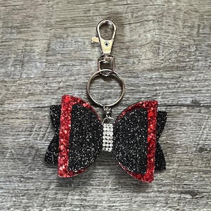 Mini Dolly Cheerbow Keychains Dolly Cheerbows Chunky Glitter Bows - Etsy