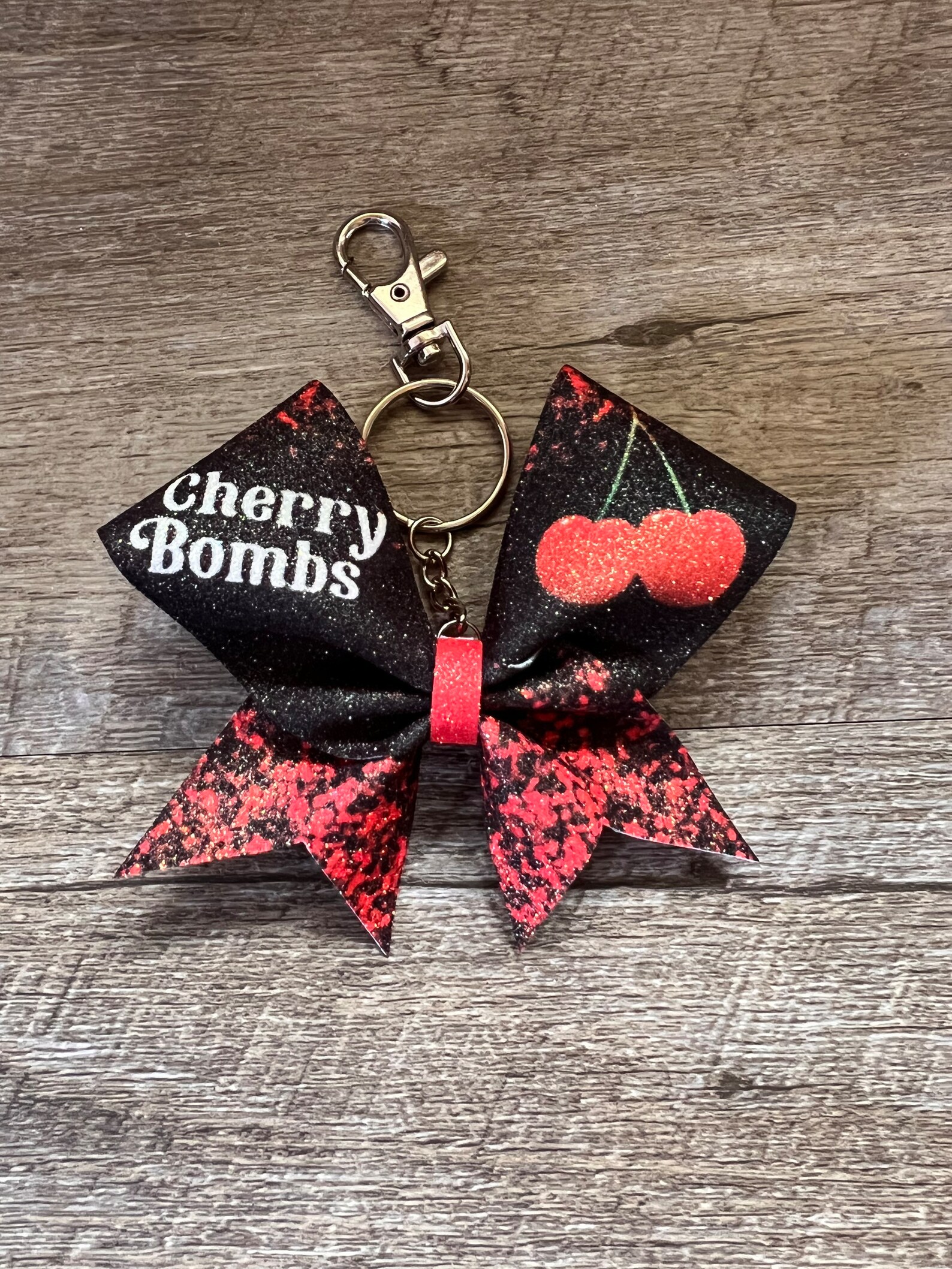 Team Cheer Bow Keychains Mini Bow Keychain to Match Your - Etsy
