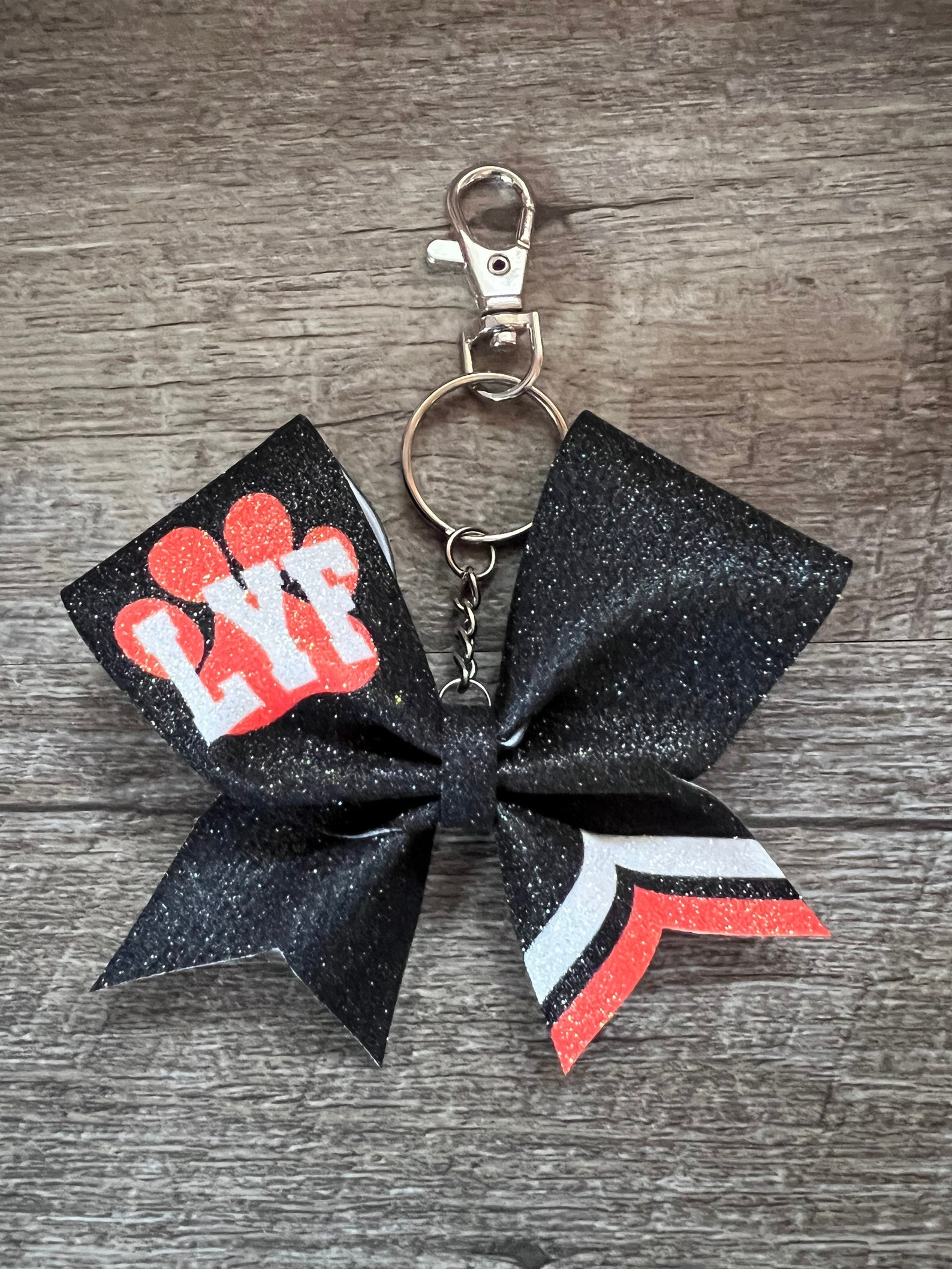 Team Cheer Bow Keychains Mini Bow Keychain to Match Your - Etsy