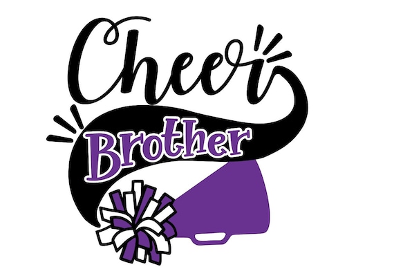 Cheer Brother Shirt Template SVG PNG Jpeg DXF Digital - Etsy