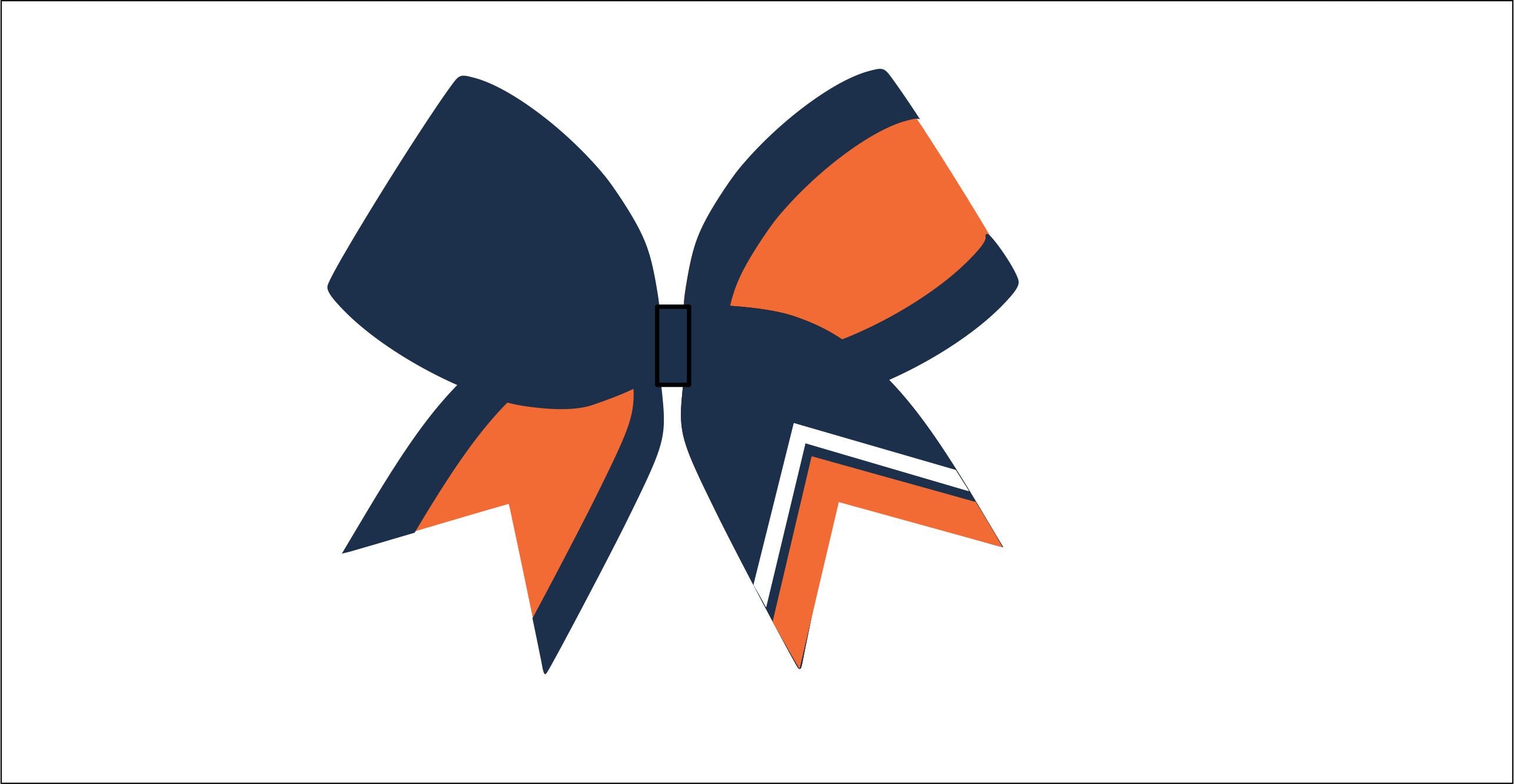 Blue Cheer Bows Clip Art