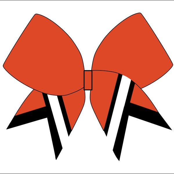 Maroon Cheer Bow - Etsy