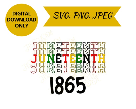 Juneteenth 1865 SVG - Etsy