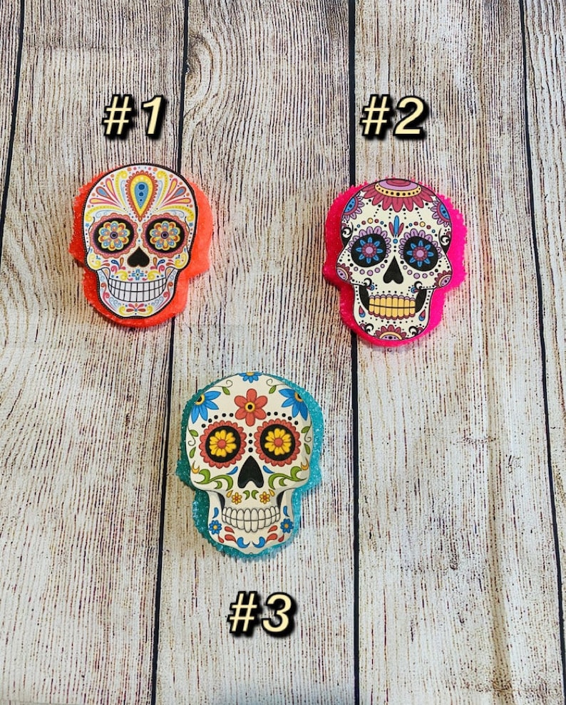 Sugar Skull Freshies - Etsy