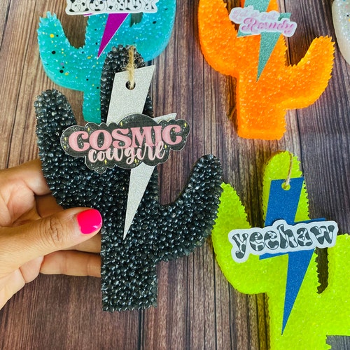 Tie Dye Cactus Freshie Car Air Freshener Car Freshies - Etsy