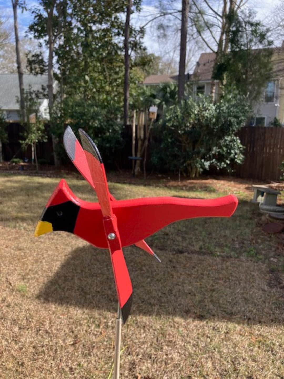 Red Cardinal Xl11" Whirligig - Etsy