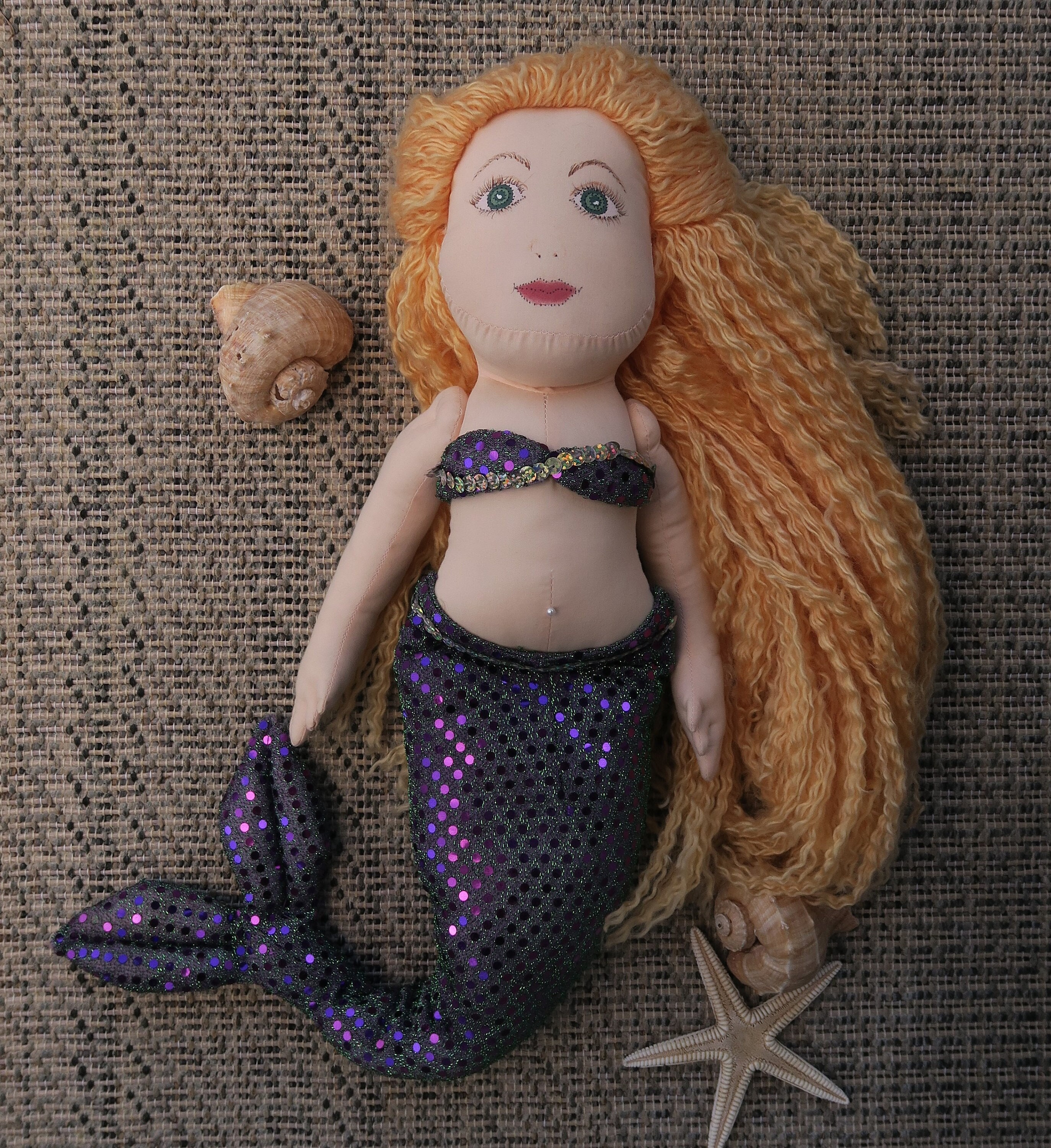 Handmade Mermaid Doll - Etsy