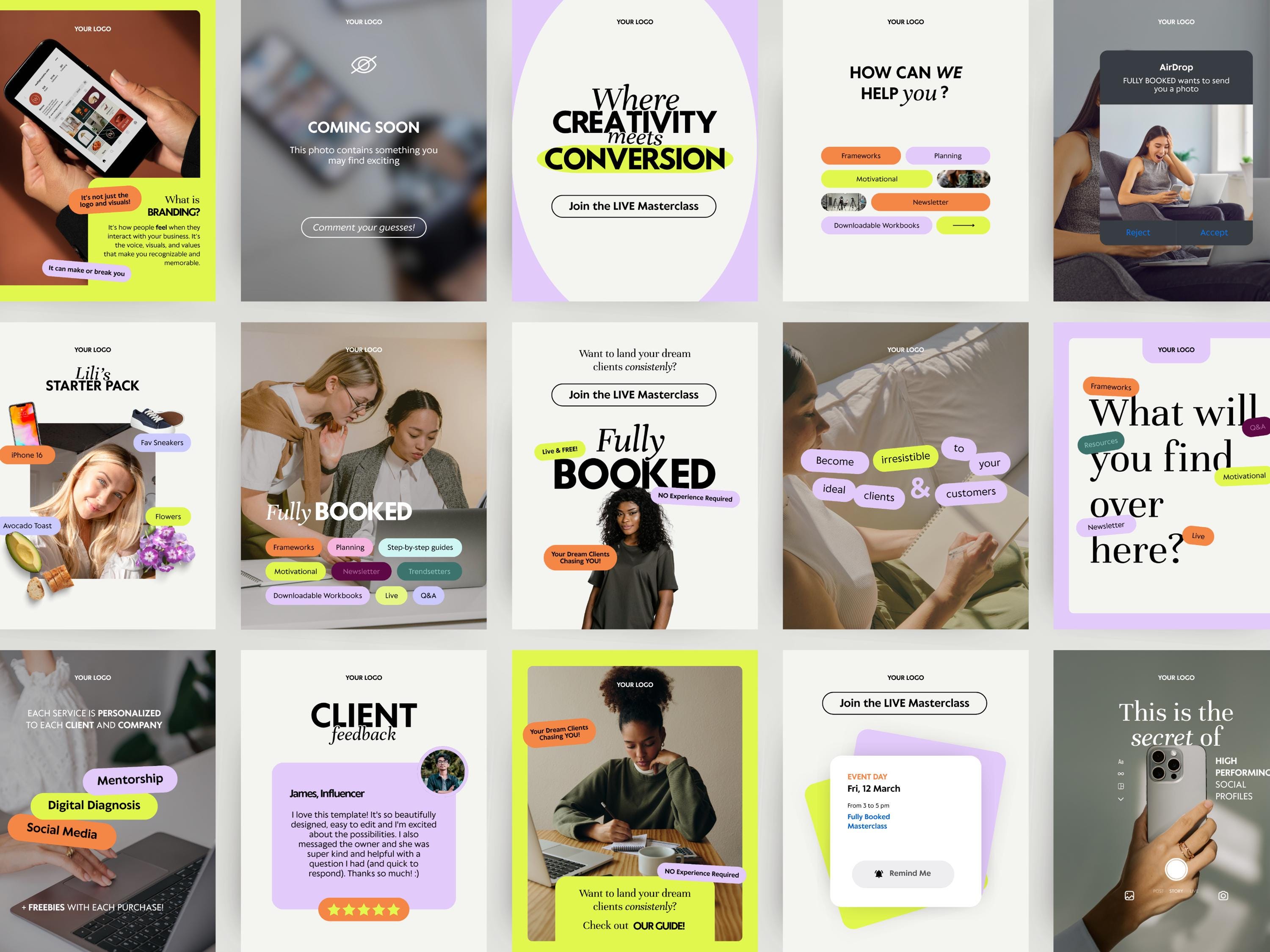 Editable Social Media Posts, Carousel, Covers | Canva Instagram ...