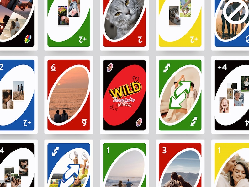 Editable Game Card Template | Canva FREE Custom Deck | Printable Family ...