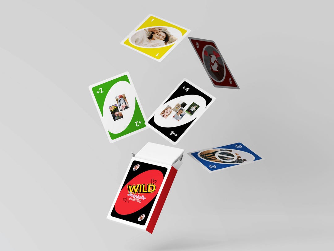 Editable Game Card Template | Canva FREE Custom Deck | Printable Family ...