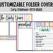 Editable School Memory Box: Printable File Folder Labels (digital ...