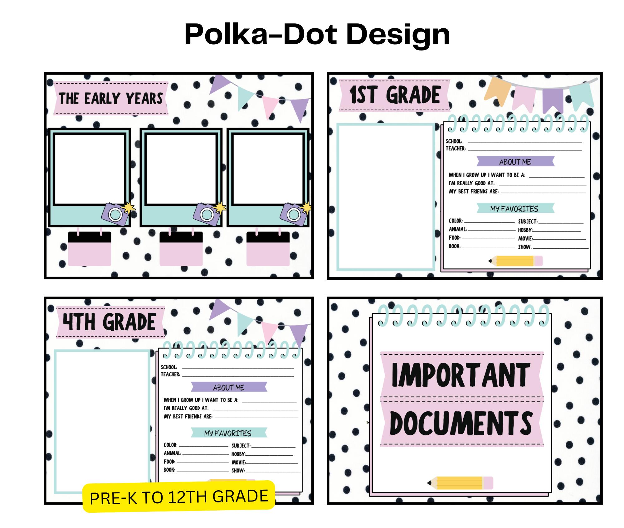 School Memory Box Printable Kit: DIY Keepsake Organizer (digital ...