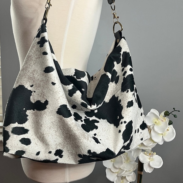 Cow Print Bag - Etsy UK