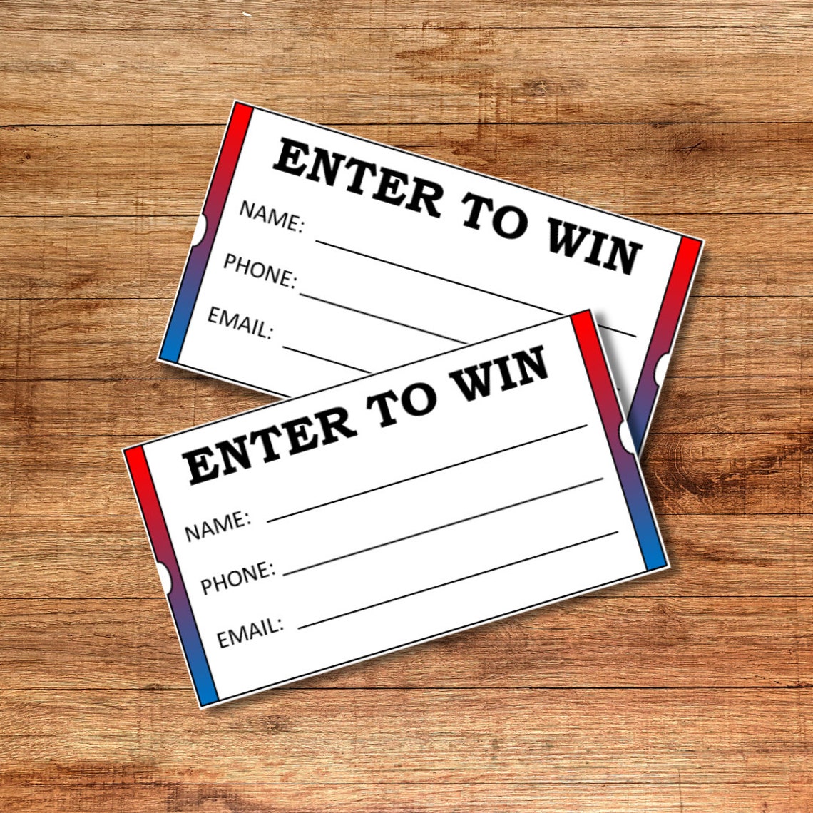 ENTER TO WIN Raffle Tickets Red and Blue Labor Day Holiday | Veteran's ...