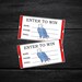 ENTER TO WIN Raffle Tickets Independence Day | Printable Tickets Pdf ...