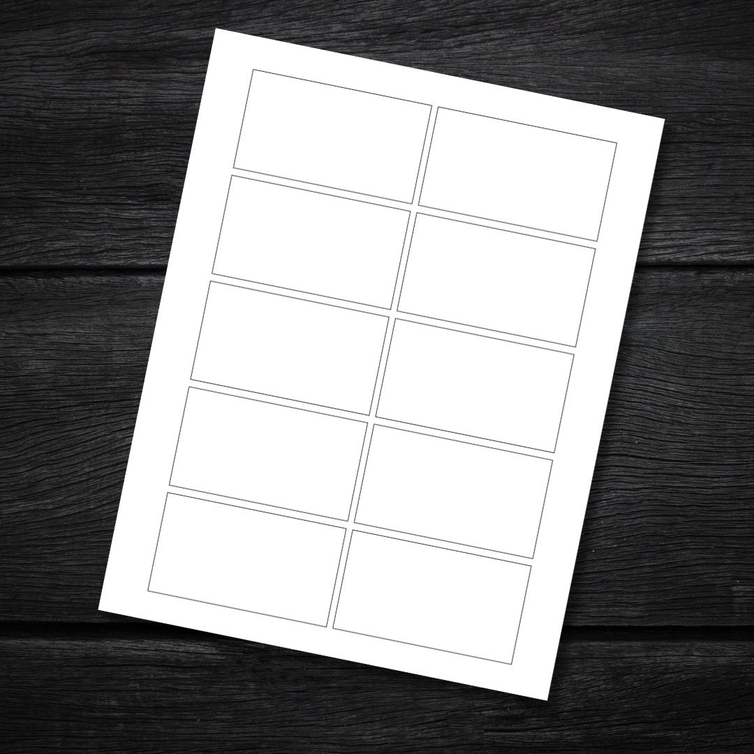 Blank Small Cards Business Card Notecards Memory Game Flashcards ...