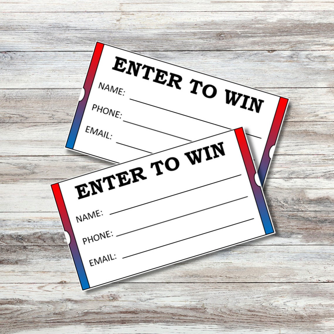 ENTER TO WIN Raffle Tickets Red and Blue Labor Day Holiday | Veteran's ...