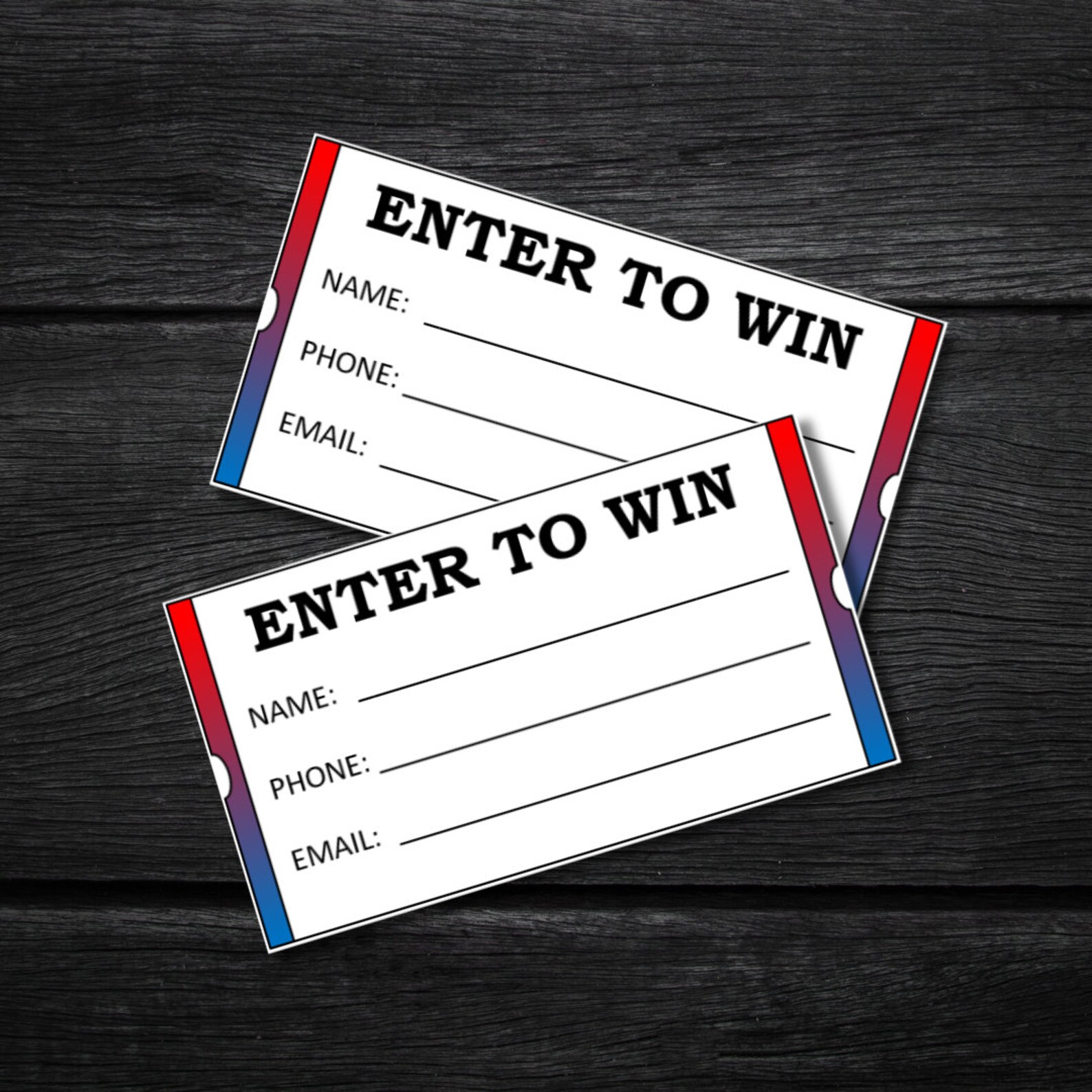 ENTER TO WIN Raffle Tickets Red and Blue Labor Day Holiday | Veteran's ...