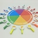 Color Matching Wheel Game Printable Teaching Kids Color Activity, Fine ...