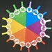 Color Matching Wheel Game Printable Teaching Kids Color Activity, Fine ...