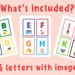 Alphabet Flash Cards PDF, ABC Flashcards Printable, Toddler & Preschool ...