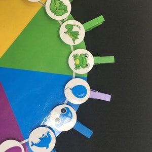 Color Matching Wheel Game Printable - Teaching Kids Color Activity ...