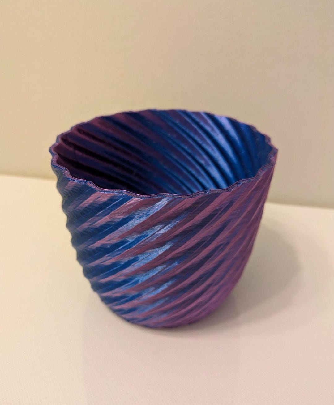3D Printed Spiral Plant Pot - Etsy