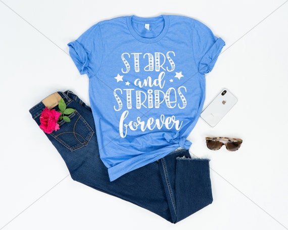 Fourth of July SVG File Stars and Stripes Forever SVG July - Etsy