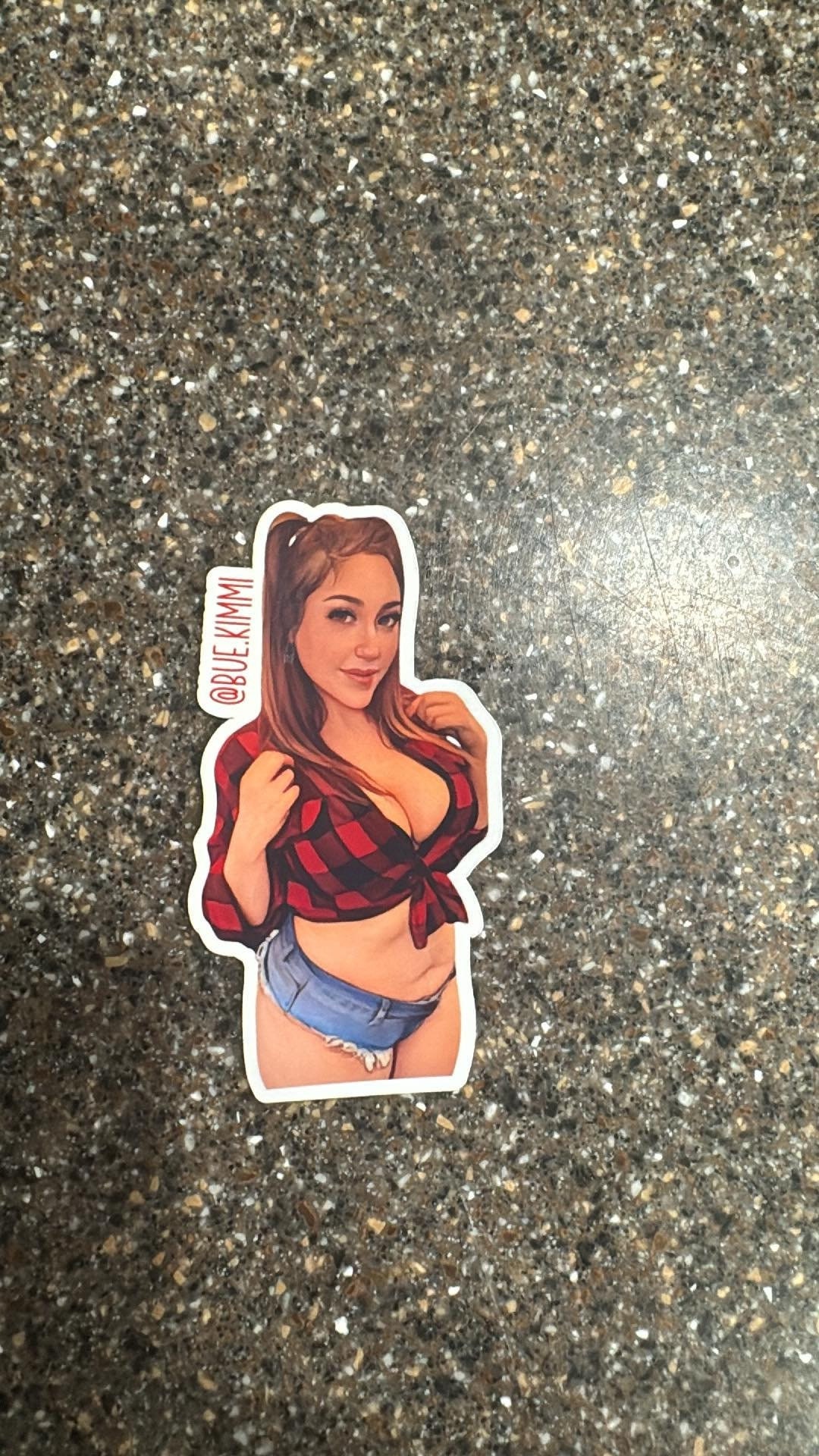 Kimmi Girl Sticker - Etsy