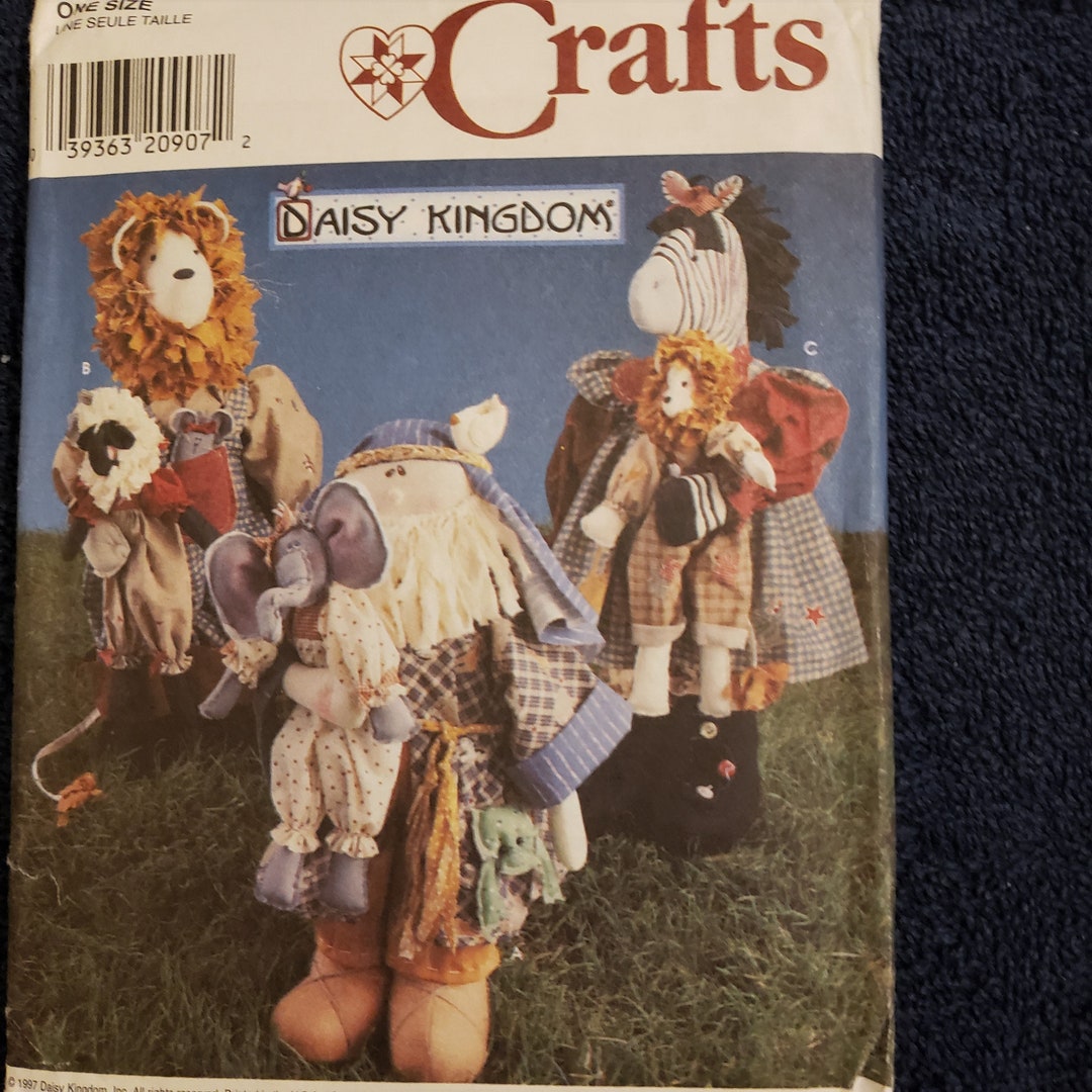 Simplicity Craft Pattern 7860 Animals Uncut FREE SHIPPING - Etsy