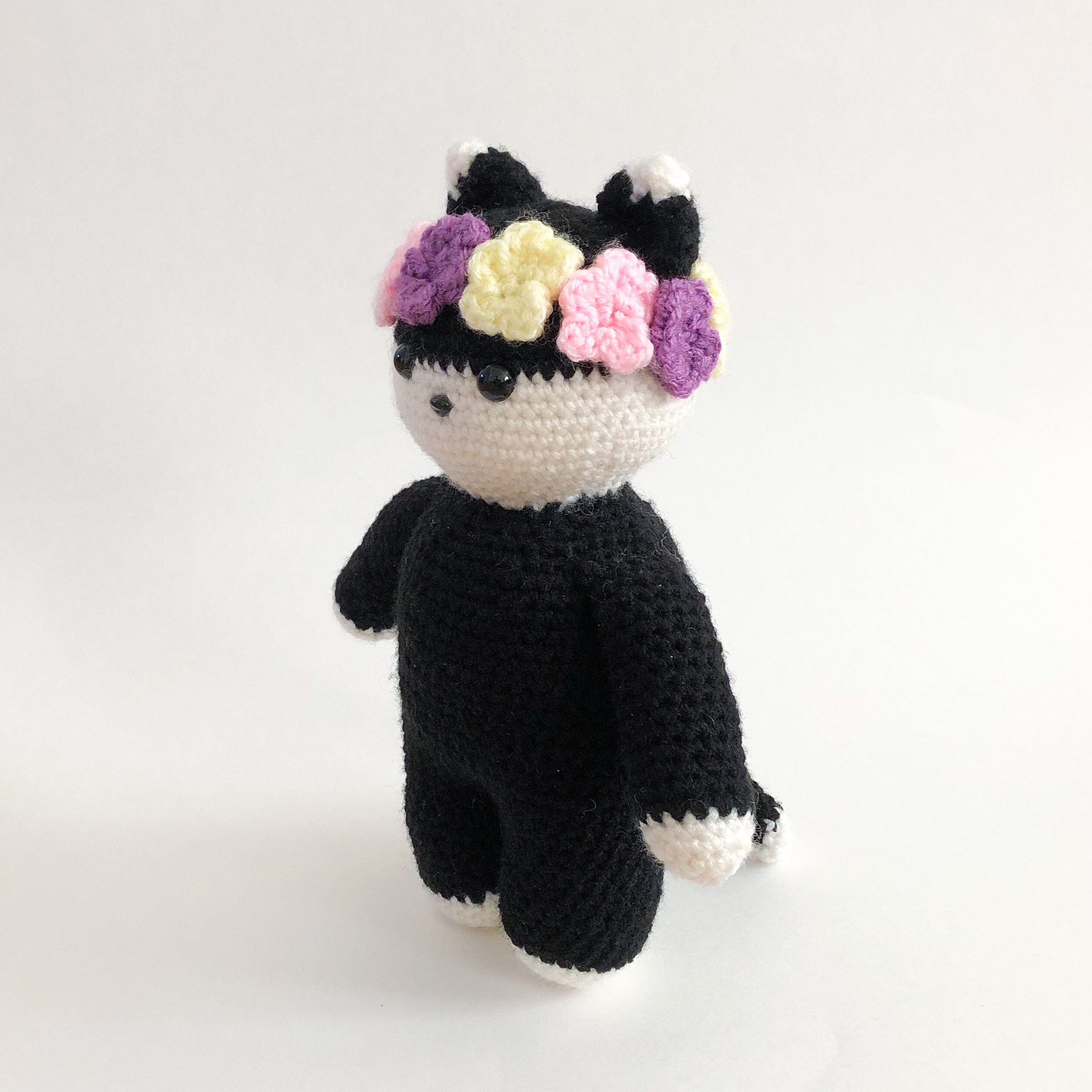 Mittens the Black Cat Crochet Pattern PDF, Amigurumi Cat Toy Pattern in ...