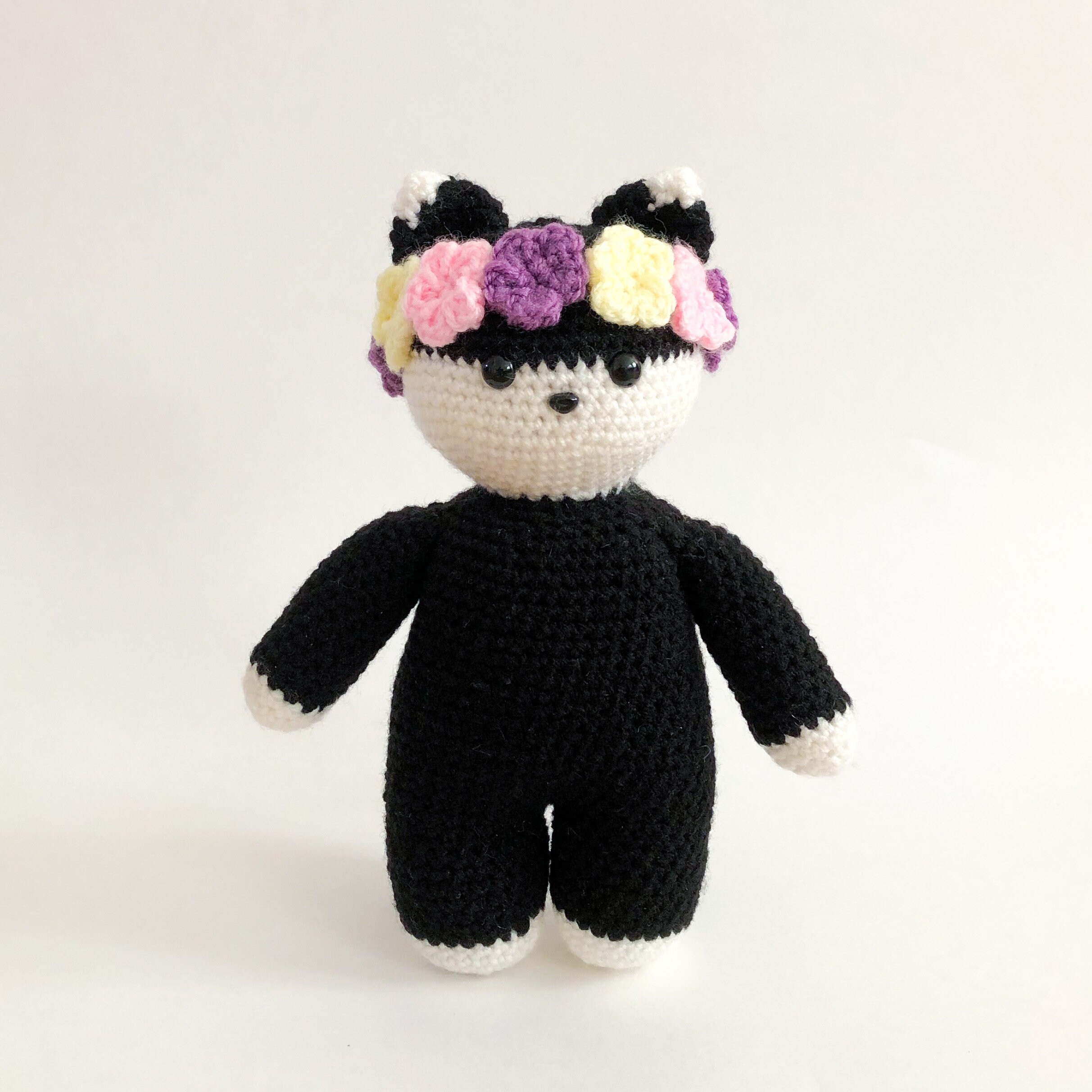 Mittens the Black Cat Crochet Pattern PDF, Amigurumi Cat Toy Pattern in ...