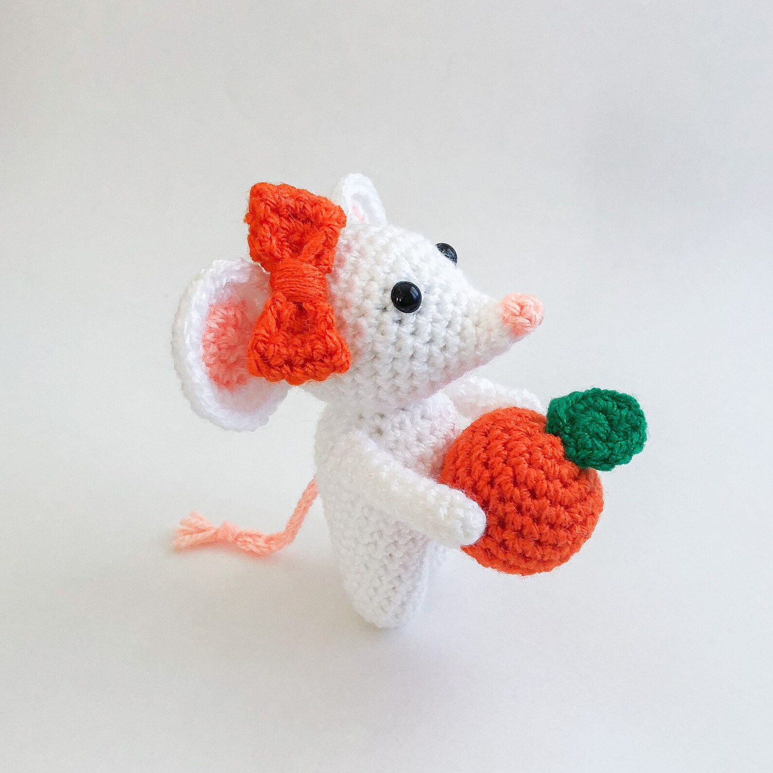Clementine the Mouse Crochet Pattern PDF, Amigurumi Mouse Toy Pattern ...