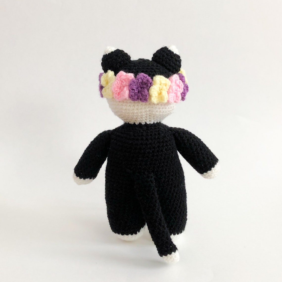 Mittens the Black Cat Crochet Pattern PDF, Amigurumi Cat Toy Pattern in ...